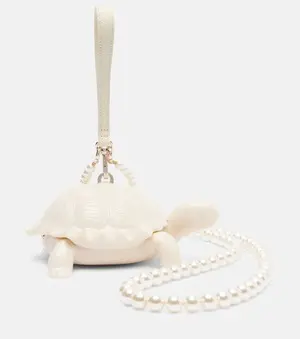 Simone Rocha Tortoise Clutch - White