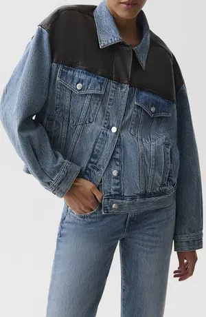 PISTOLA Harley Denim Jacket - Metropolis