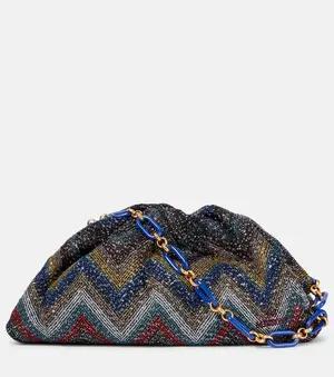 Missoni Zigzag Beaded Shoulder Bag