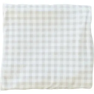 SARANONI Minky Print Swaddle - Gingham