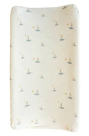 SARANONI Minky Changing Pad Cover - Boat