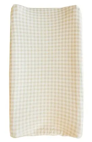 SARANONI Minky Changing Pad Cover Gingham