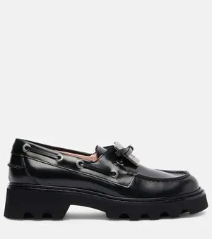 ROGER VIVIER Viv' Rangers Truck Leather Loafers