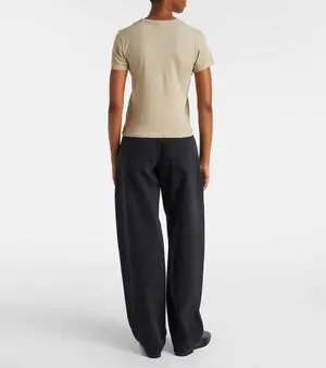 SLVRLAKE Cotton Jersey T-shirt - Beige