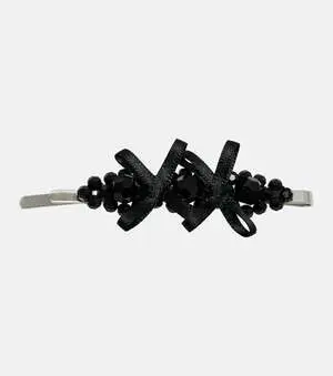 Simone Rocha Crystal-embellished Hair Clip - Black