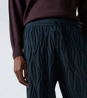 KIKO KOSTADINOV Raday Knitted Wide-leg Pants - Green