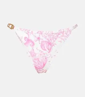 Versace Printed Bikini Bottoms - Pink