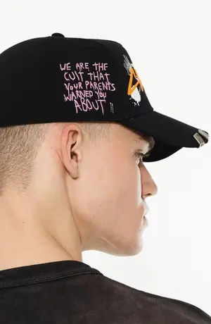CULT OF INDIVIDUALITY Logo Graphic Trucker Hat