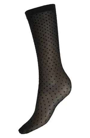 Wolford Dot Crew Socks