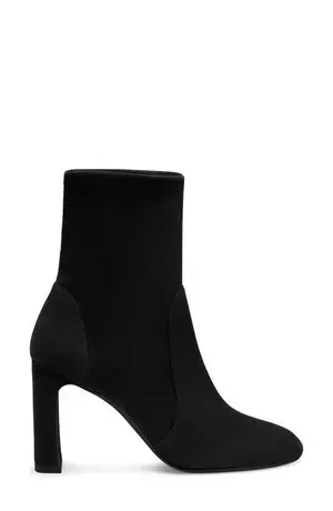 STUART WEITZMAN Babette Bootie 85 - Black Suede