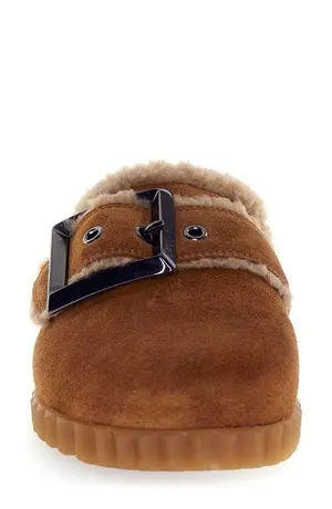 VOILE BLANCHE Fredrik Faux Shearling Mule - Brown