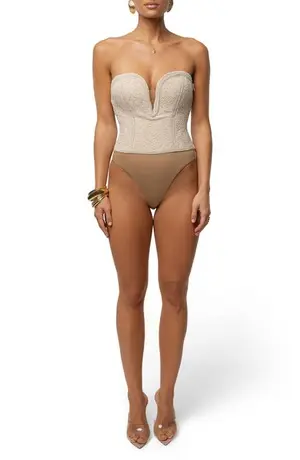 JLUXLABEL Serene Coast Strapless Bodysuit
