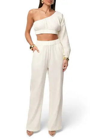 JLUXLABEL Top And Pants Set - Ivory