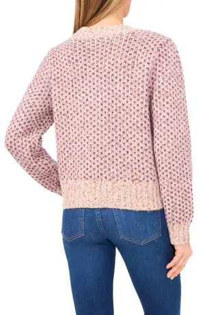CECE DUPRAZ Tuck Stitch Grandpa Button-up Cardigan - Cereal115