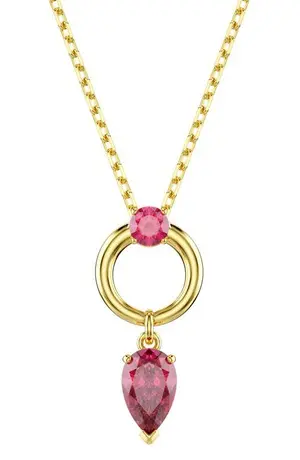 SWAROVSKI Mesmera Pendant Necklace - Gold/red