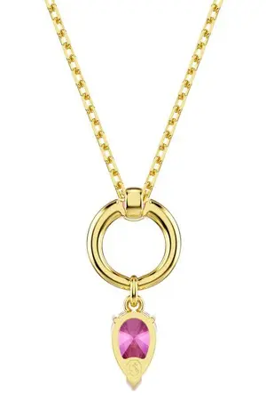 SWAROVSKI Mesmera Pendant Necklace - Gold/red