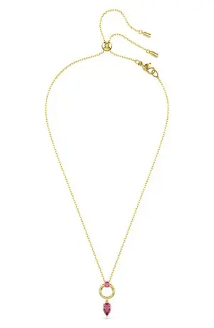 SWAROVSKI Mesmera Pendant Necklace - Gold/red