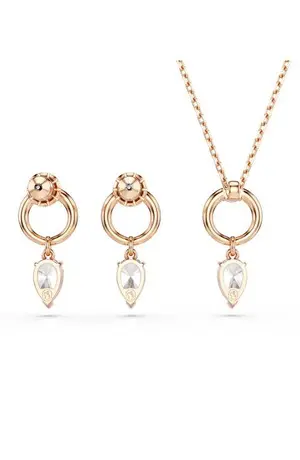 SWAROVSKI Mesmera Drop Earrings And Pendant Necklace Set