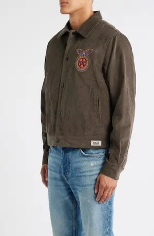 SCHOTT Empire State Cotton Corduroy Trucker Jacket