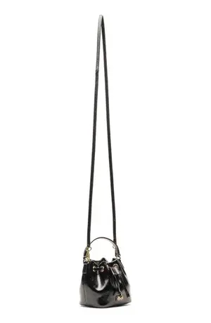 FRANCES VALENTINE Minnie Leather Bucket Bag - Black