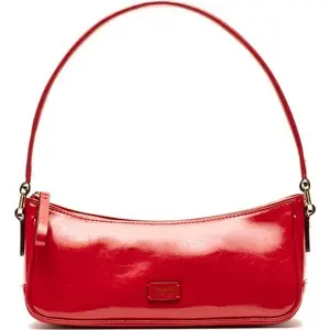 FRANCES VALENTINE Mia Leather Shoulder Bag - Red