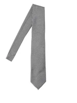 TOM FORD Houndstooth Neck Tie Multicolour
