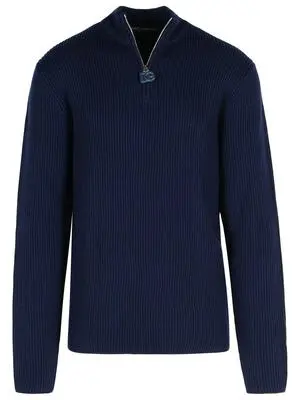Dolce & Gabbana Virgin Wool Sweater - Navy