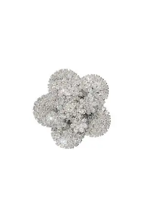 H&m X Magda Butrym Rhinestone Flower Ring