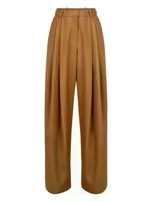 Nina Ricci Pleated Wool Trousers