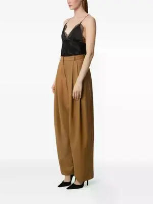 Nina Ricci Pleated Wool Trousers