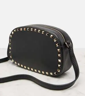 Valentino Garavani Rockstud Small Shoulder Bag - Black