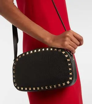 Valentino Garavani Rockstud Small Shoulder Bag - Black