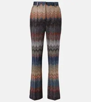 Missoni Zigzag Lame Flared Pants