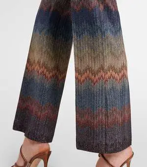 Missoni Zigzag Lame Flared Pants
