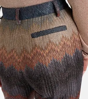 Missoni Zigzag Lame Flared Pants