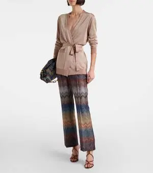 Missoni Zigzag Lame Flared Pants