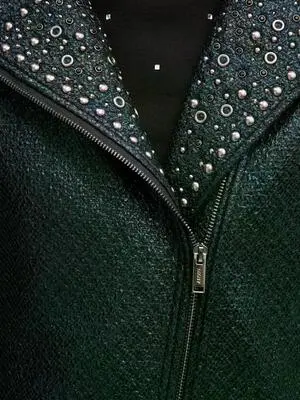 Dkny Stud-embellished Biker Jacket