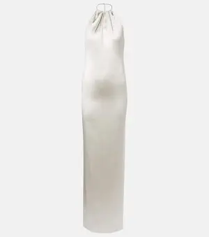 Ralph Lauren Corra Halterneck Gown
