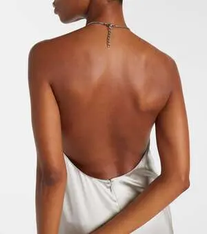 Ralph Lauren Corra Halterneck Gown