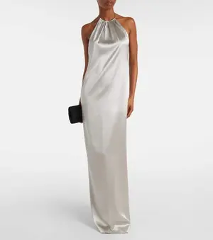 Ralph Lauren Corra Halterneck Gown