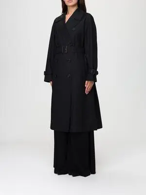 Max Mara Double-breasted Belted Trench Coat - Black