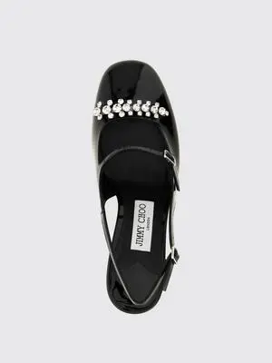 JIMMY CHOO Embellished Slingback Pumps - Black