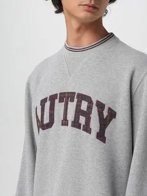 AUTRY Logo Crewneck Sweatshirt - Grey 1