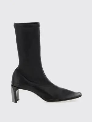JIL SANDER Leather Boots - Black