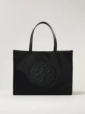 Tory Burch Tory Burch Ella Recycled Nylon Tote Bag Black