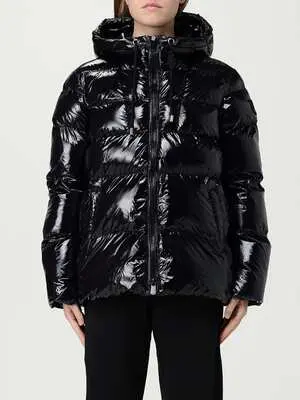 Pinko Padded Hooded Jacket - Black