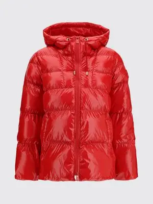 Pinko Padded Hooded Jacket - Red