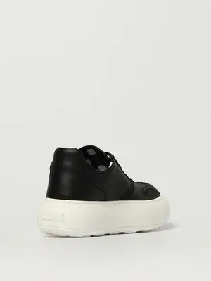 Moschino Leather Sneakers - Black