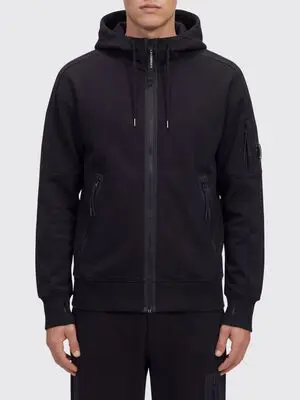C.P. COMPANY Zip-up Hoodie - Black