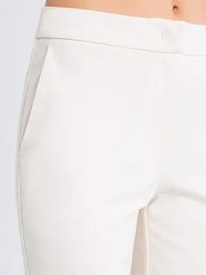 TWINSET Straight Leg Trousers - White